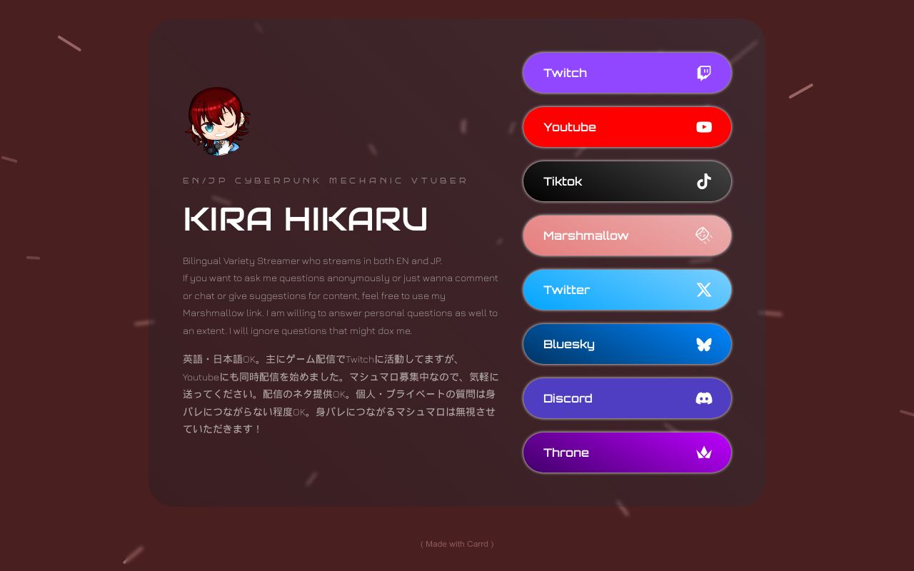 Kira Hikaru's Profile